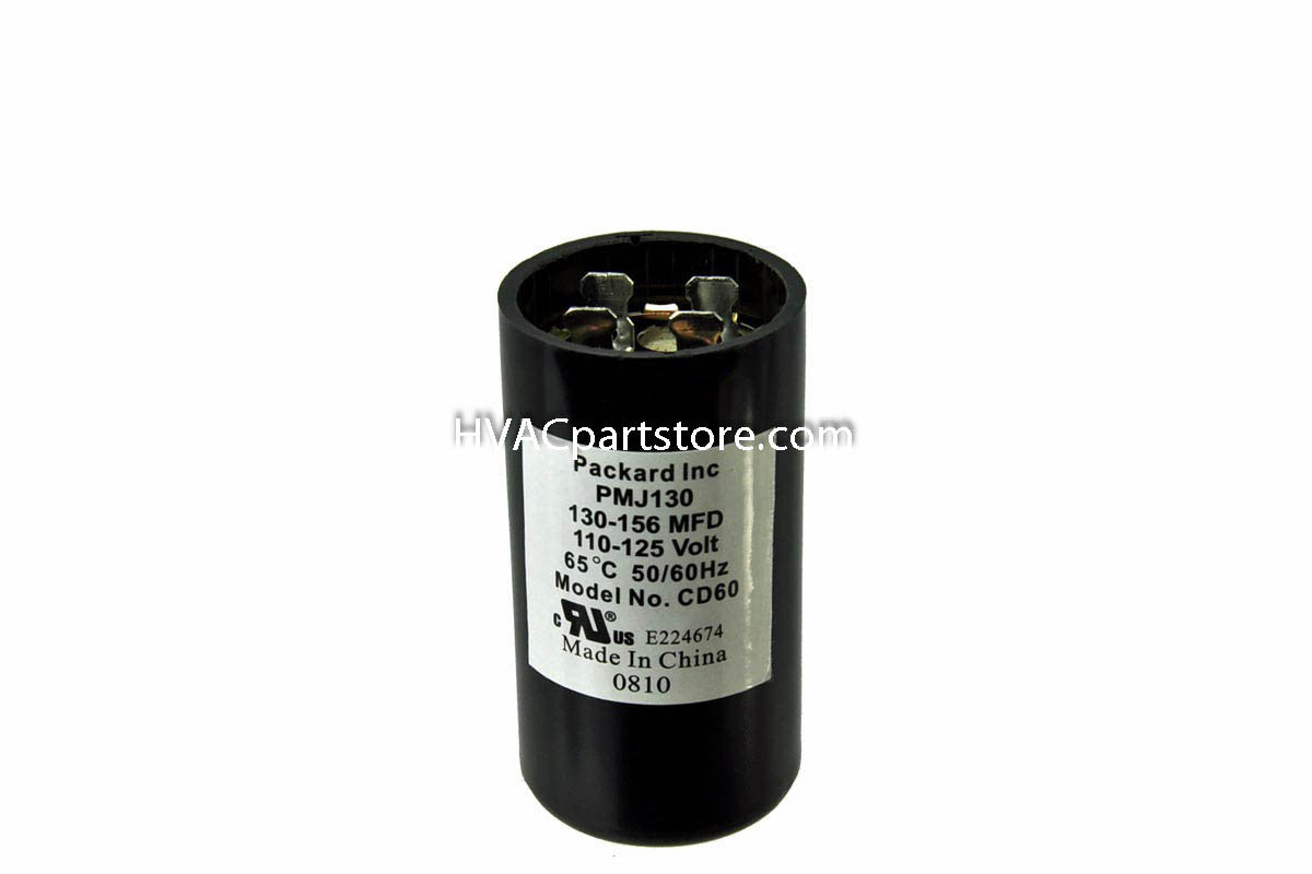 130-156 MFD 110-125V round motor start capacitor – HVACpartstore