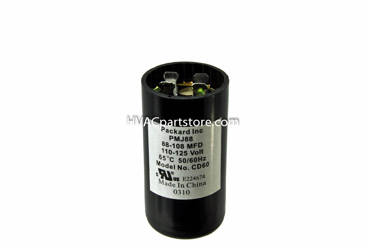88-108 MFD 110-125V round motor start capacitor – HVACpartstore