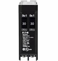 RV 30 & 30 amp 2-pole circuit breaker HACR Type TBBD 120/240V BD3030 ...